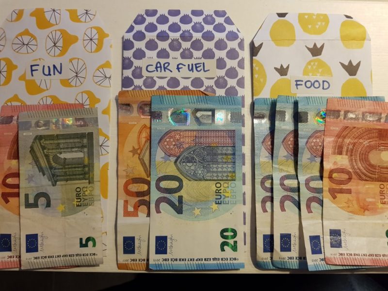 Het contant enveloppen systeem - Life of good things